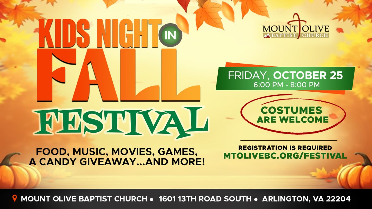 Fall Festival - Mt. Olive Baptist Church