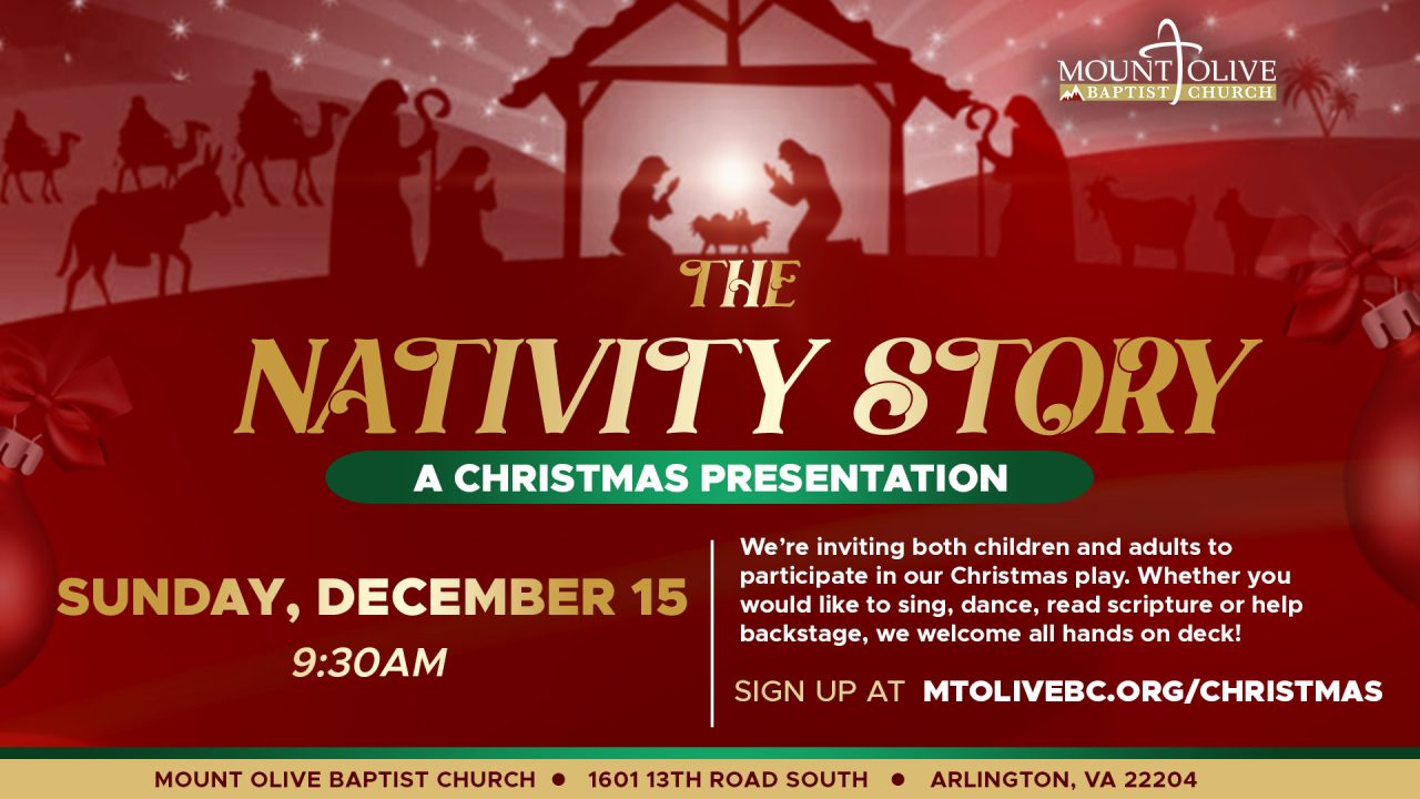Christmas Play - Mt. Olive Baptist Church